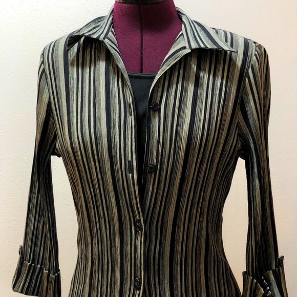 Dress Barn | Tops | Jacketstyle Blouse | Poshmark